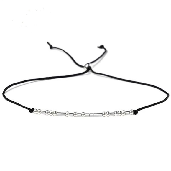 Jewelry | Romad Morse Code Bracelet Lucky S925 Bracelet | Poshmark